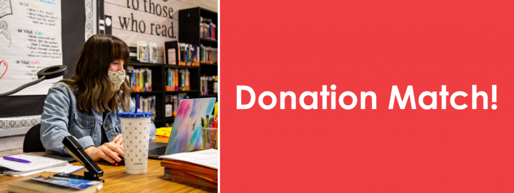 April 13th Donation Match for School Materials | AdoptAClassroom.org