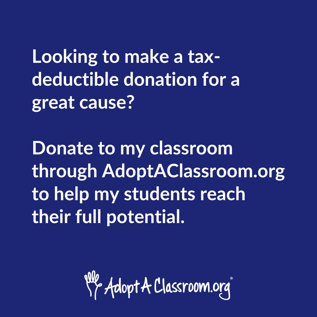 Classroom Fundraising Templates for Teachers | AdoptAClassroom.org